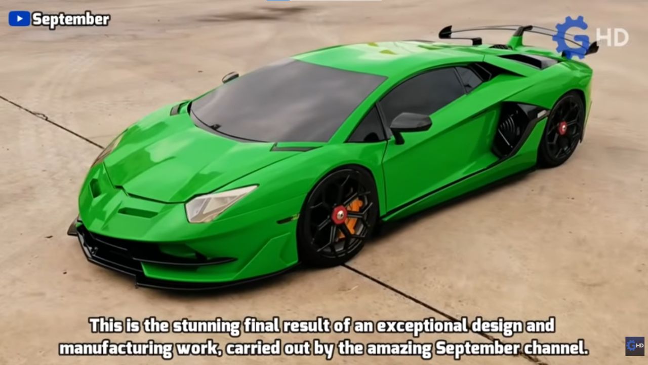 This guy spent $12,000 building a tiny Lamborghini—complete with a V12 ...