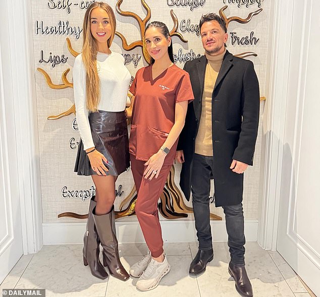 Peter Andre enjoys a day out with wife Emily and daughter Princess at a ...