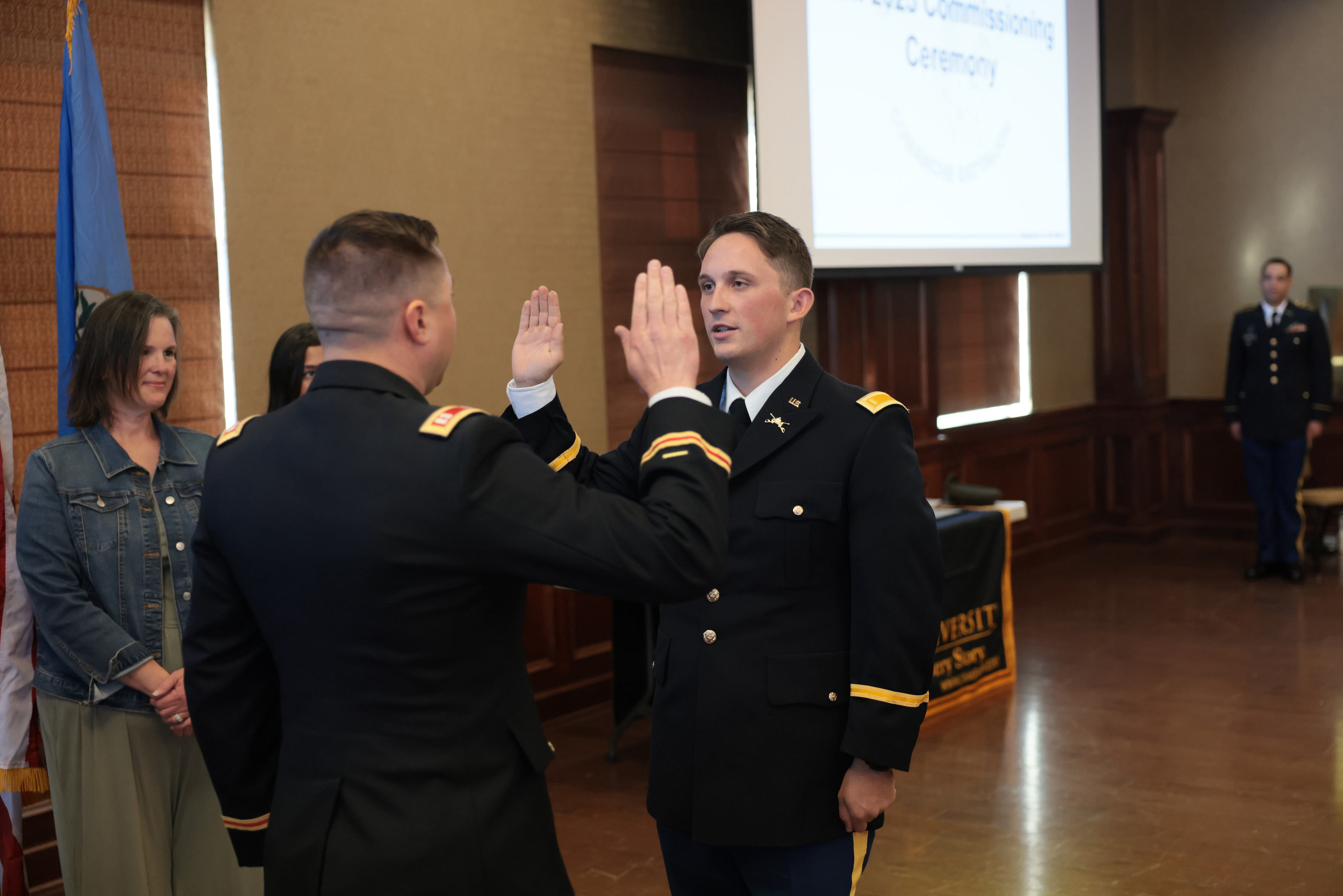Cameron University ROTC commissions two new Army officers