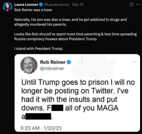 Rob Reiner didn't share profanity-laced tweet about Trump and MAGA