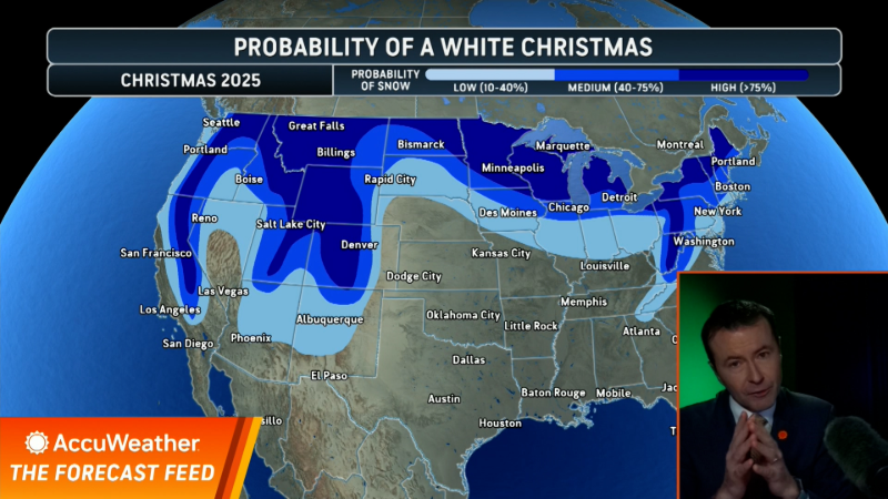 What do snow chances look like across the US in the week leading up to ...