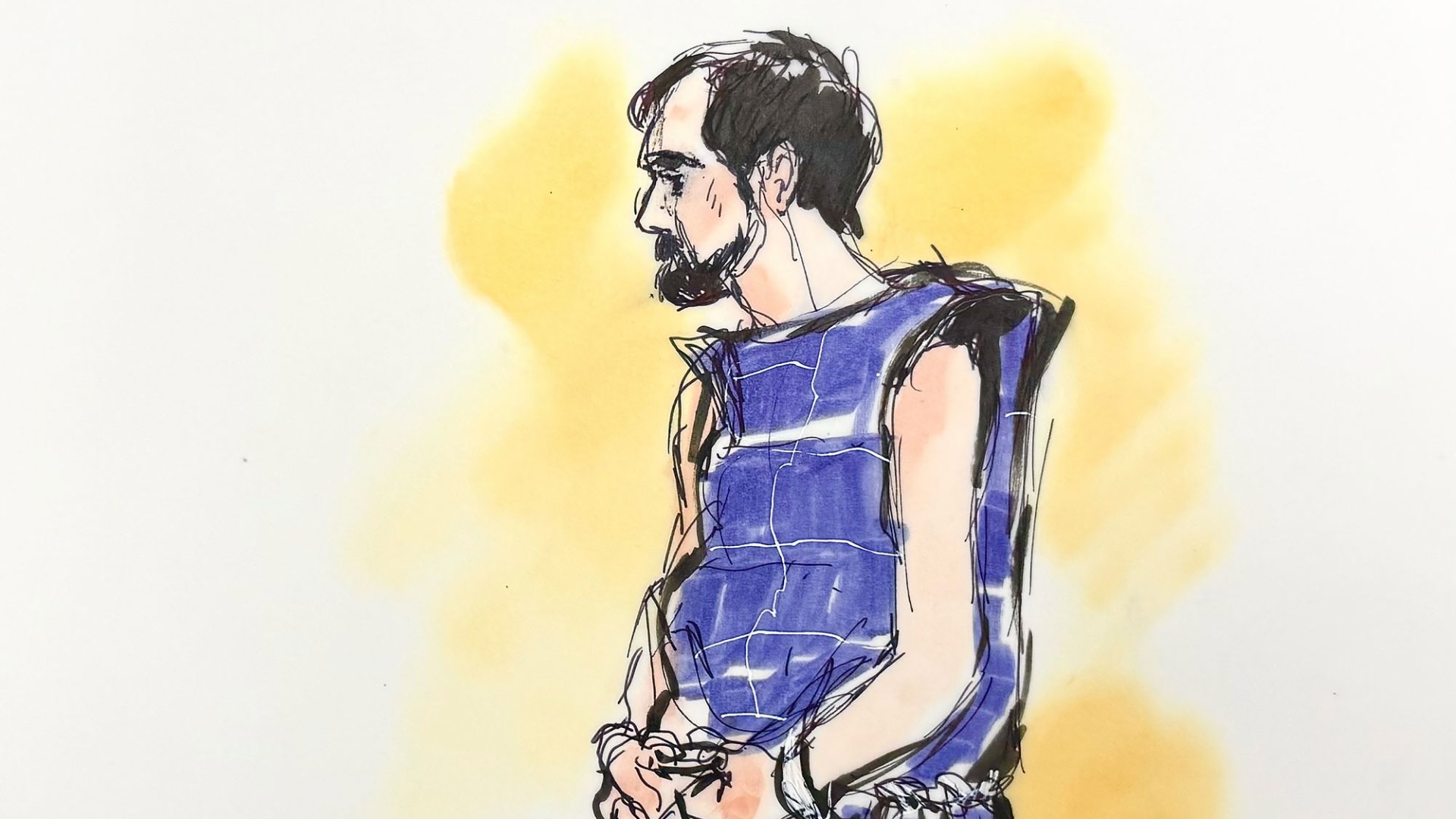 Nick Reiner wears suicide prevention vest, looks disgruntled in court ...