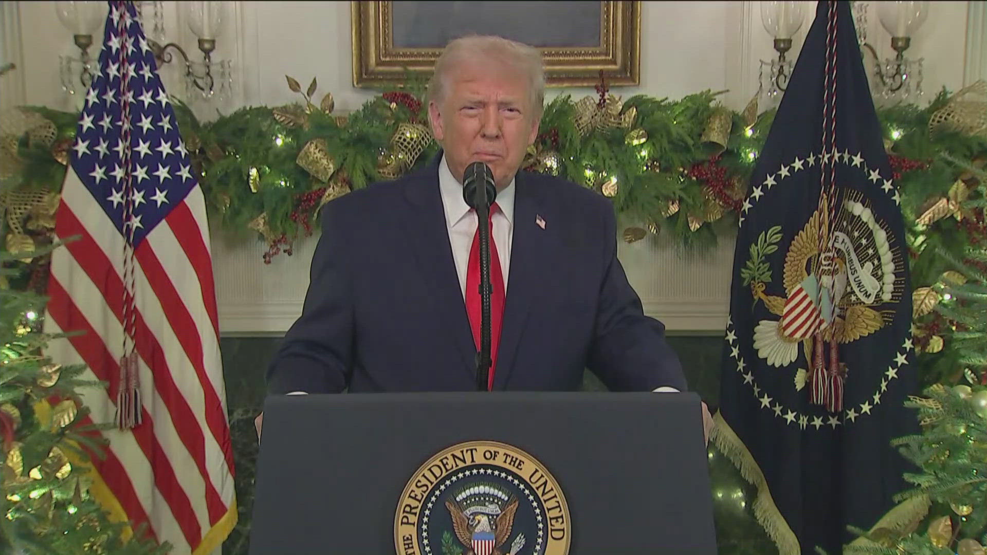'We just needed a new president,' Trump White House speech tonight