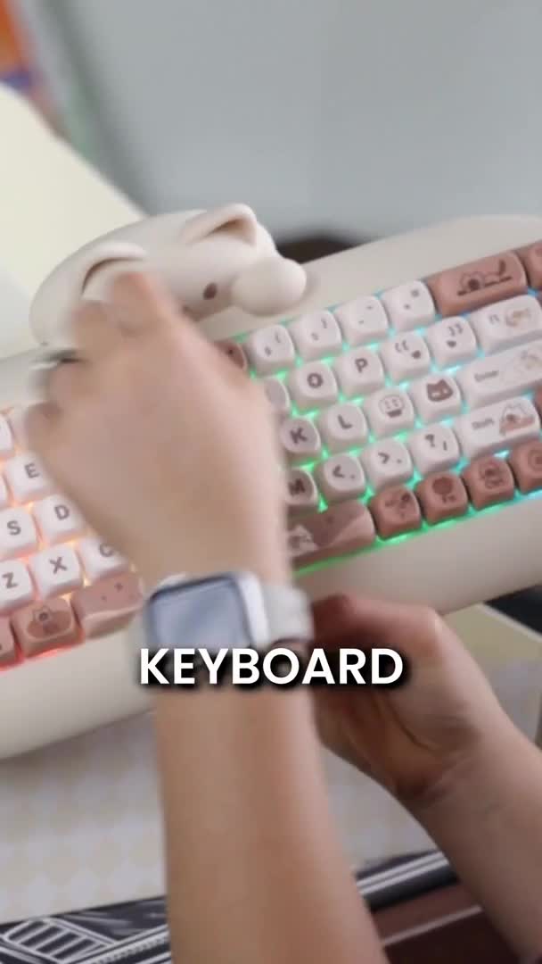 I build a custom keyboard for my baby, and it might just be the cutest ...