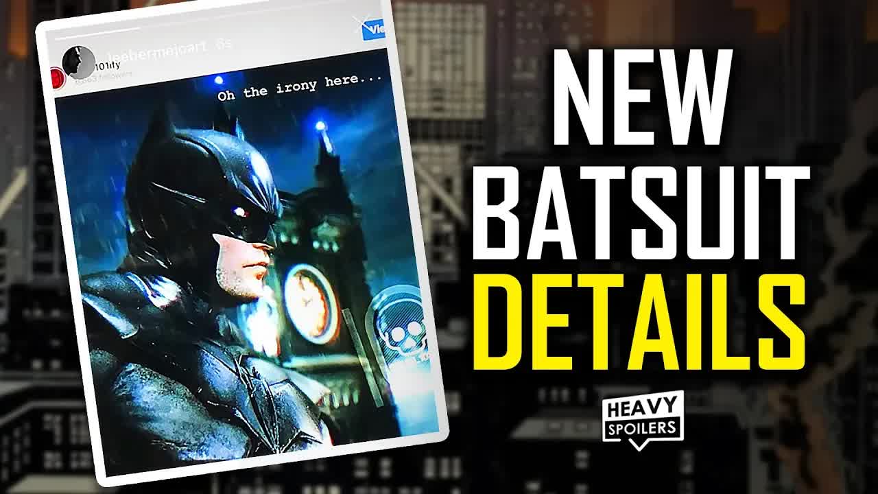 BATMAN 2021 UPATES: New Batsuit Details, Hidden Logo Meaning, Cars ...
