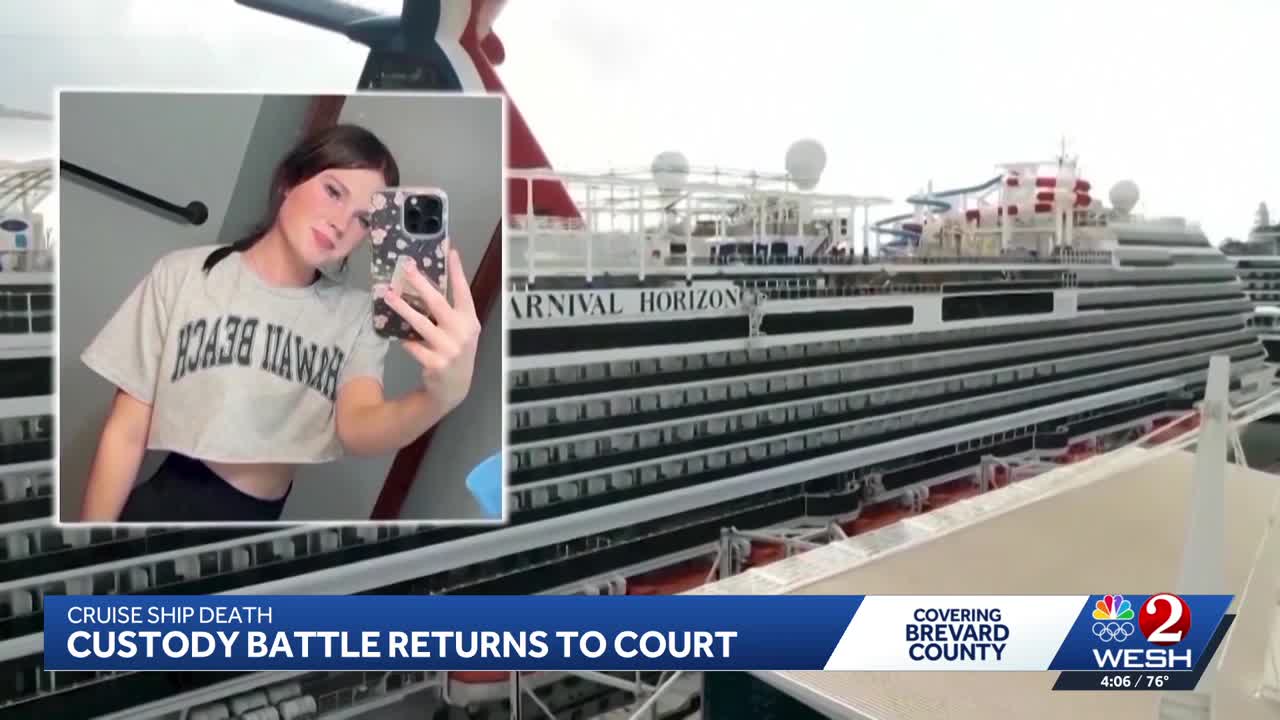 Custody hearing held in Brevard County linked to teen's cruise ship death