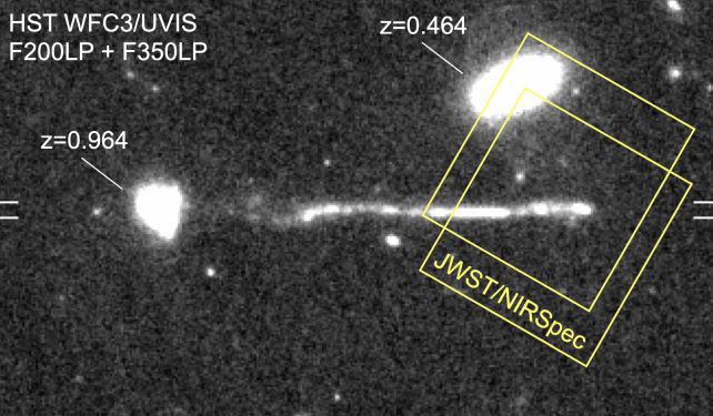 JWST confirms: First runaway supermassive black hole tearing through space