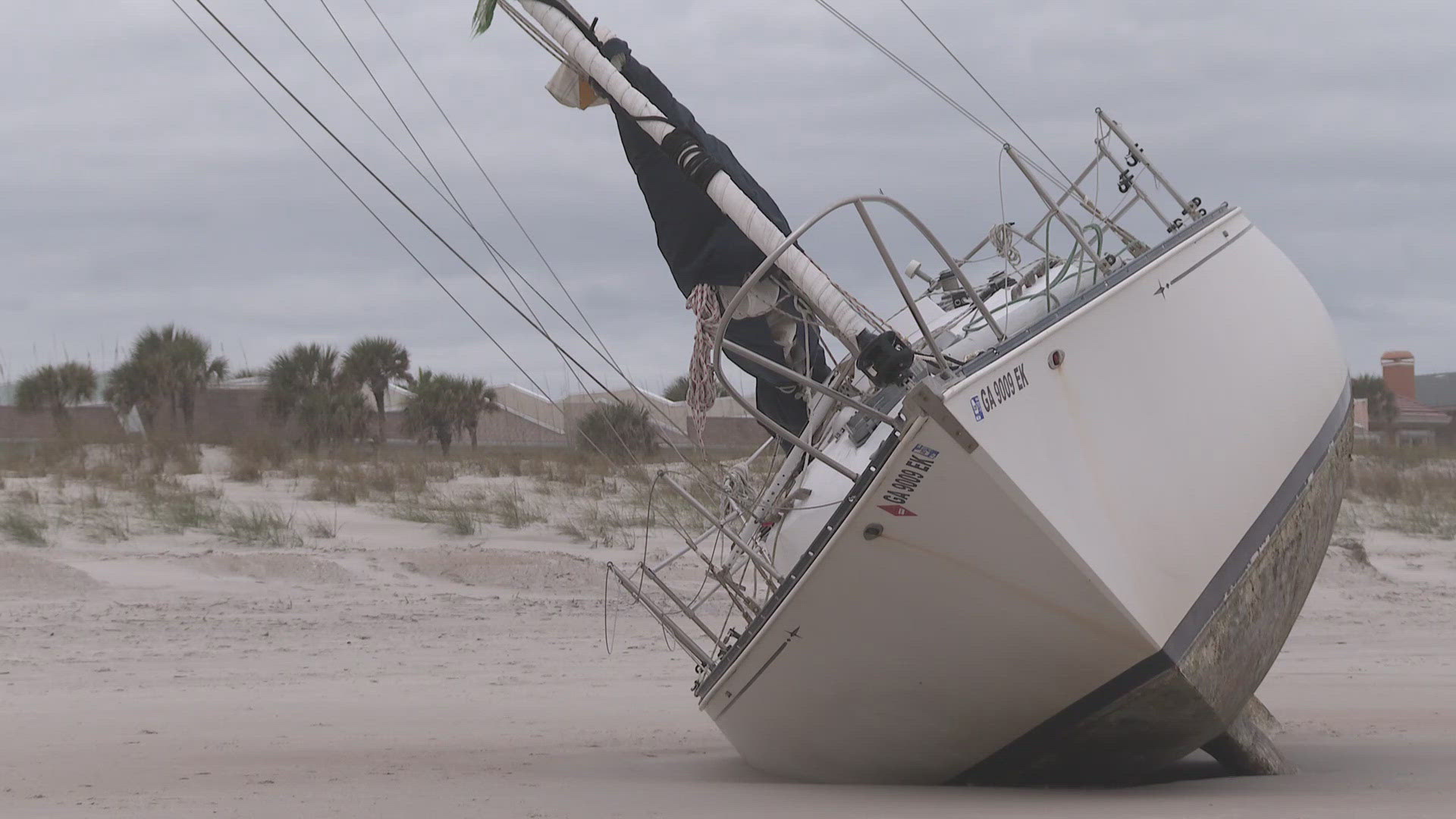 Sailboat stranded in Atlantic Beach has a competitive past