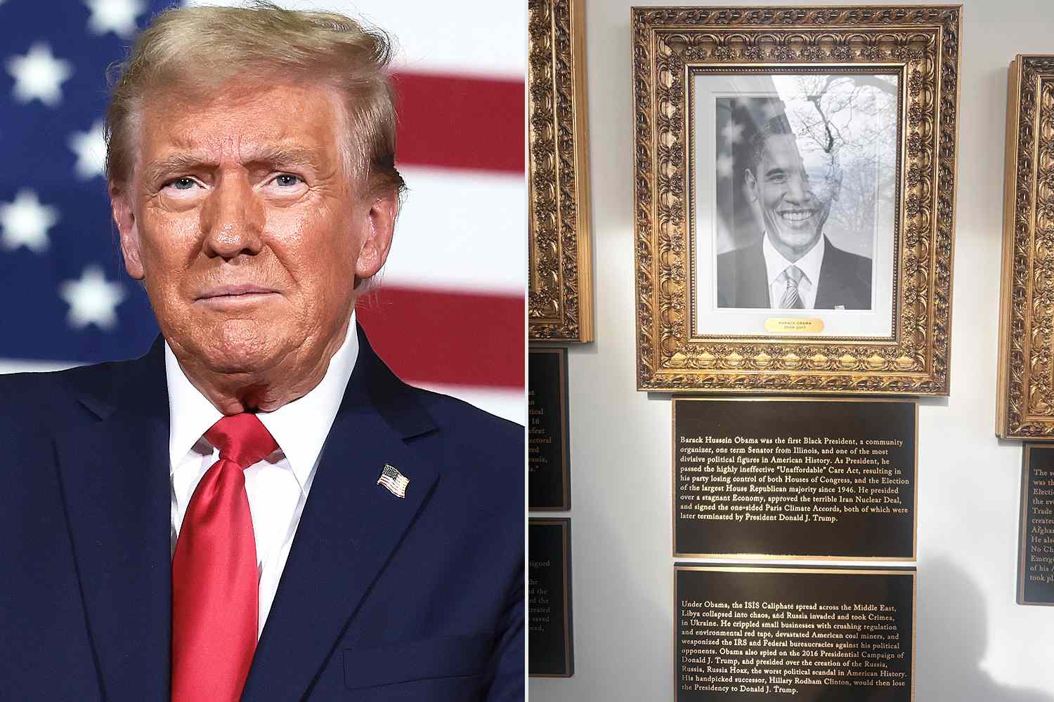Trump installs new White House 'Presidential Walk of Fame' plaques ...
