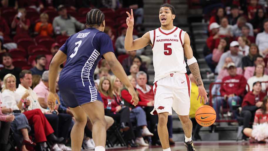 Arkansas' Darius Acuff surges up ESPN's rerank for Freshman of the Year ...