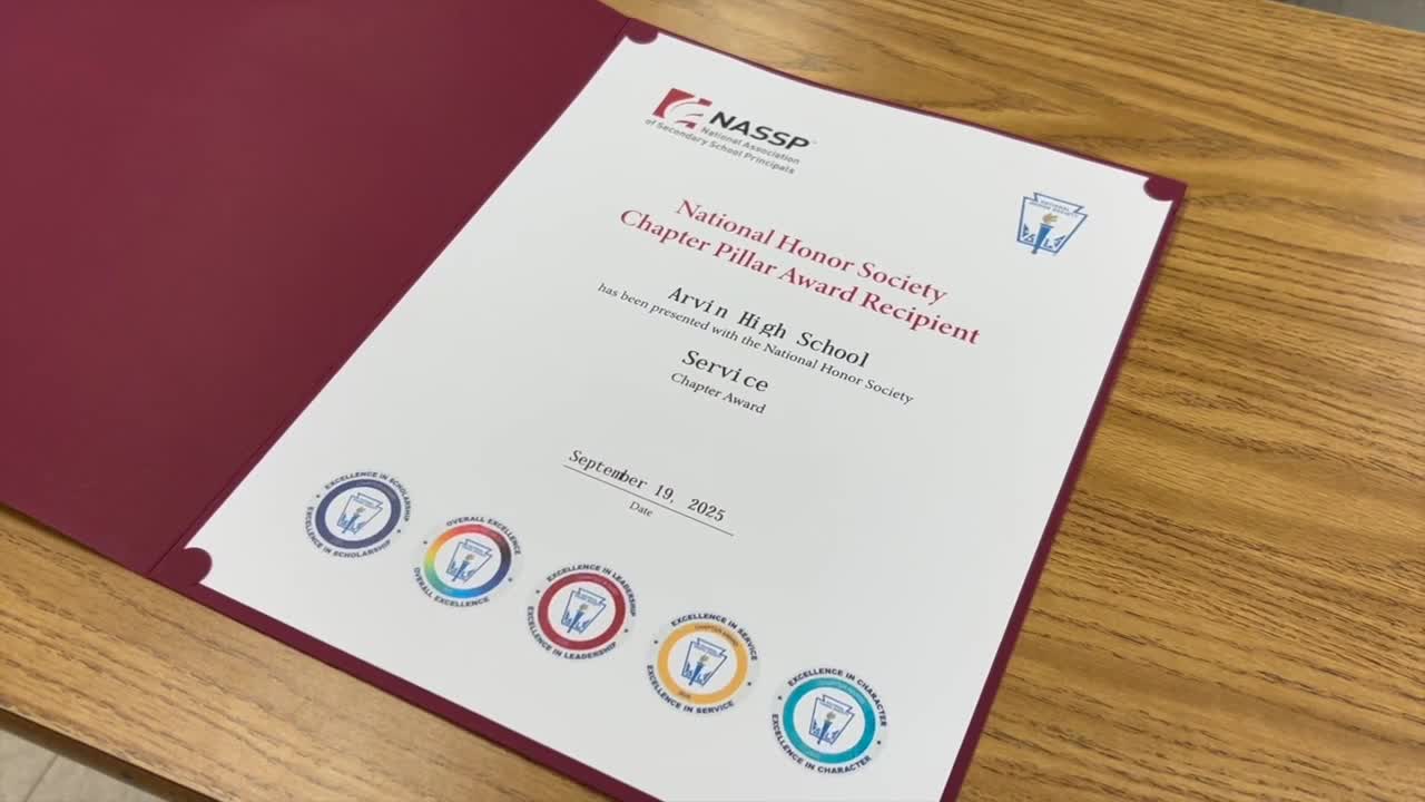 Arvin High students win national award for community service