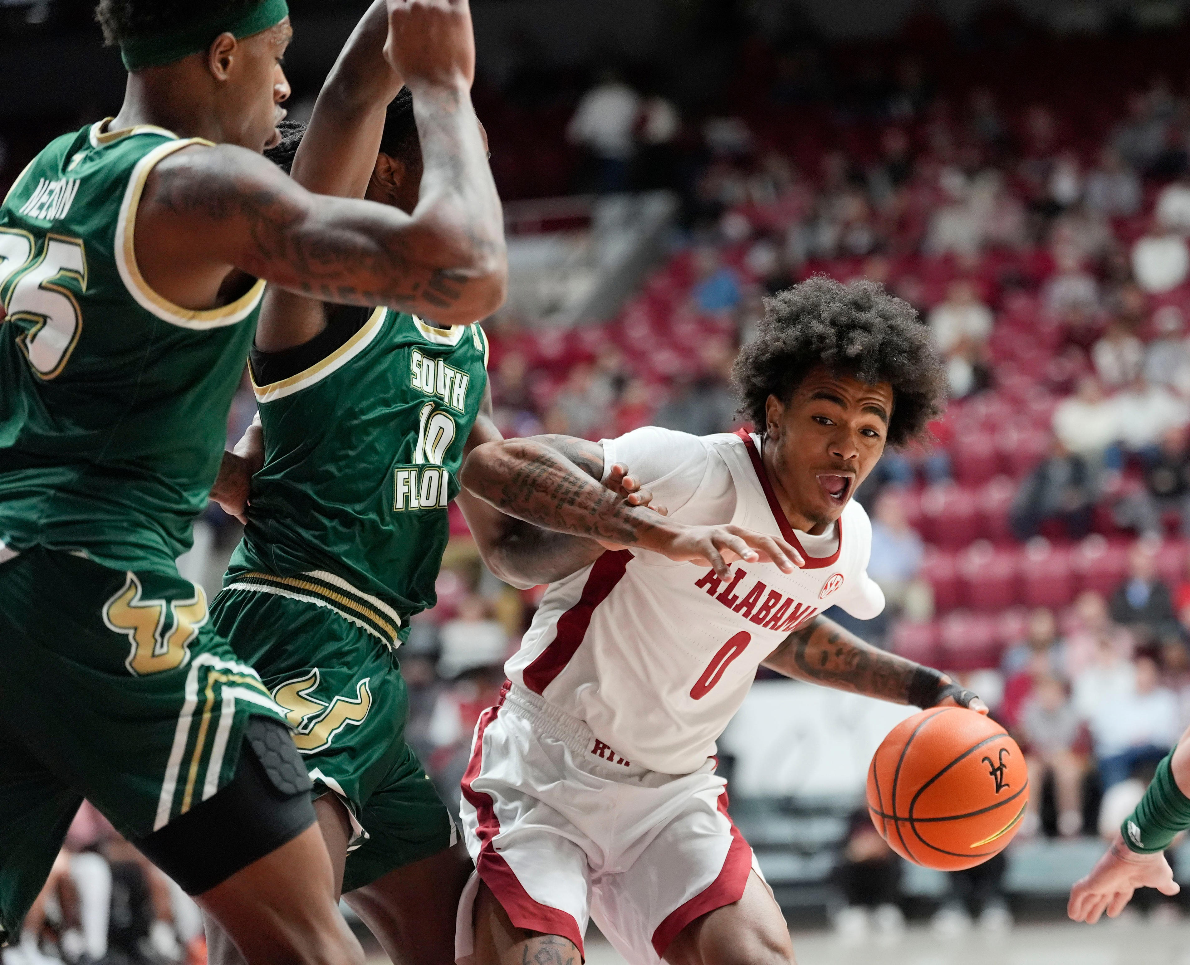 Alabama basketball blasts USF, tops 100 for 4th time: Score, highlights