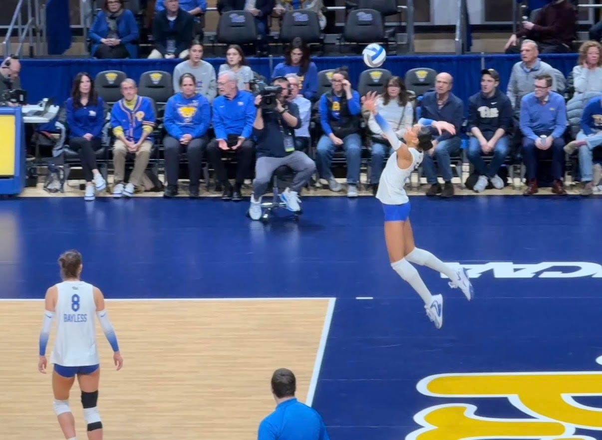 Believing best volleyball ahead, Pitt vs. Aggies in Final 4