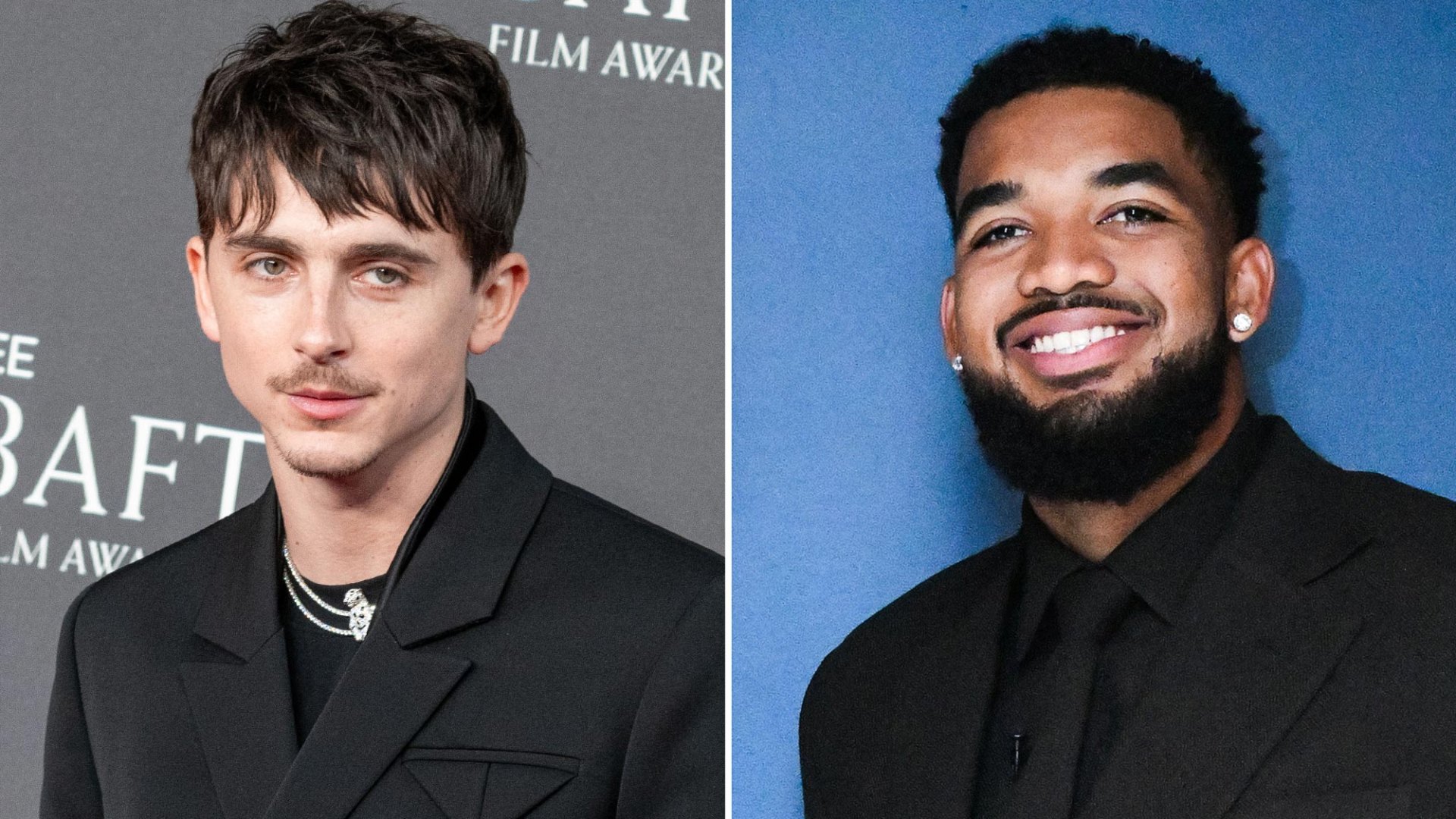 Knicks' Karl-Anthony Towns Celebrates NBA Cup Title With Timothee Chalamet