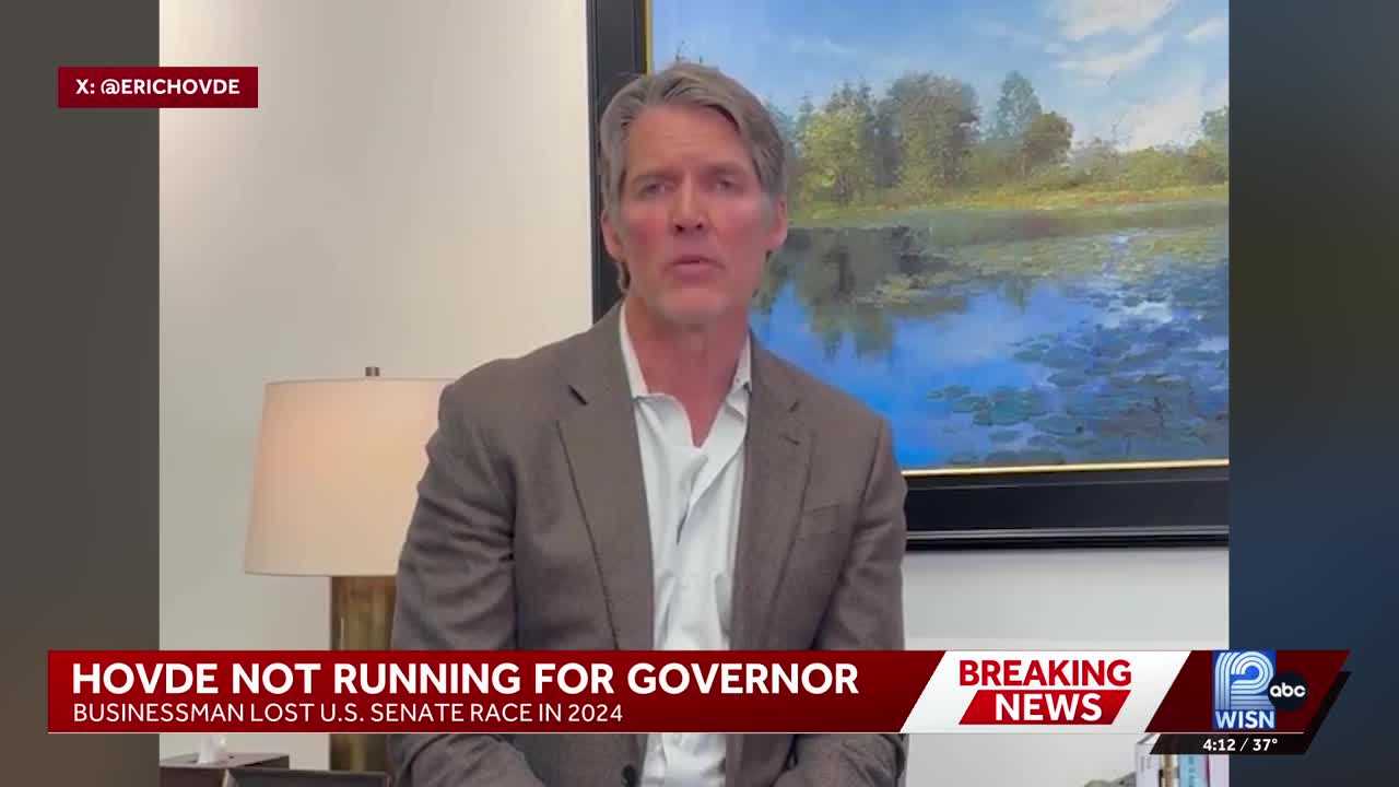 Former Republican Senate candidate Eric Hovde says he will not run for ...