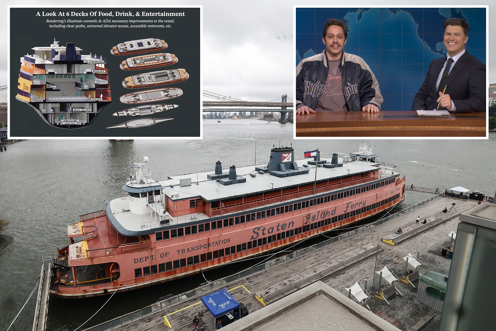 Most extensive plans for Pete Davidson and Colin Jost’s Staten Island ...