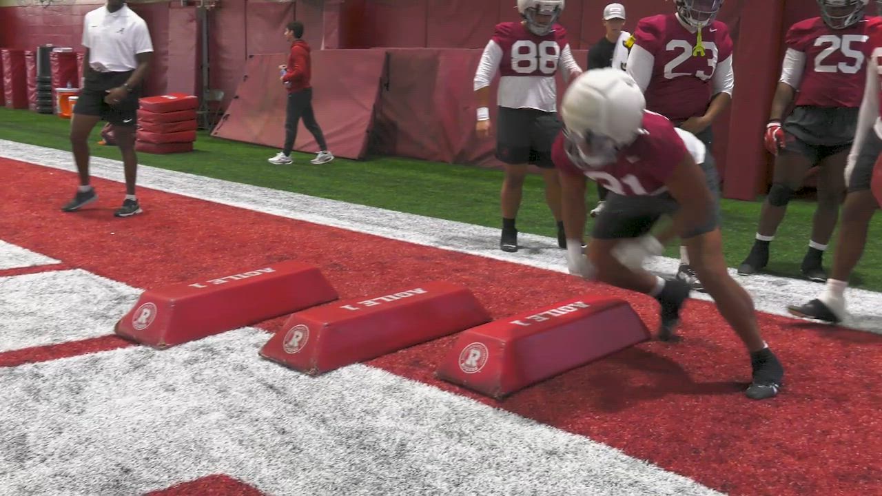 Alabama football official practice footage: CFP Wednesday