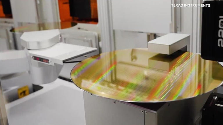 Texas Instruments opens new semiconductor factory in Sherman