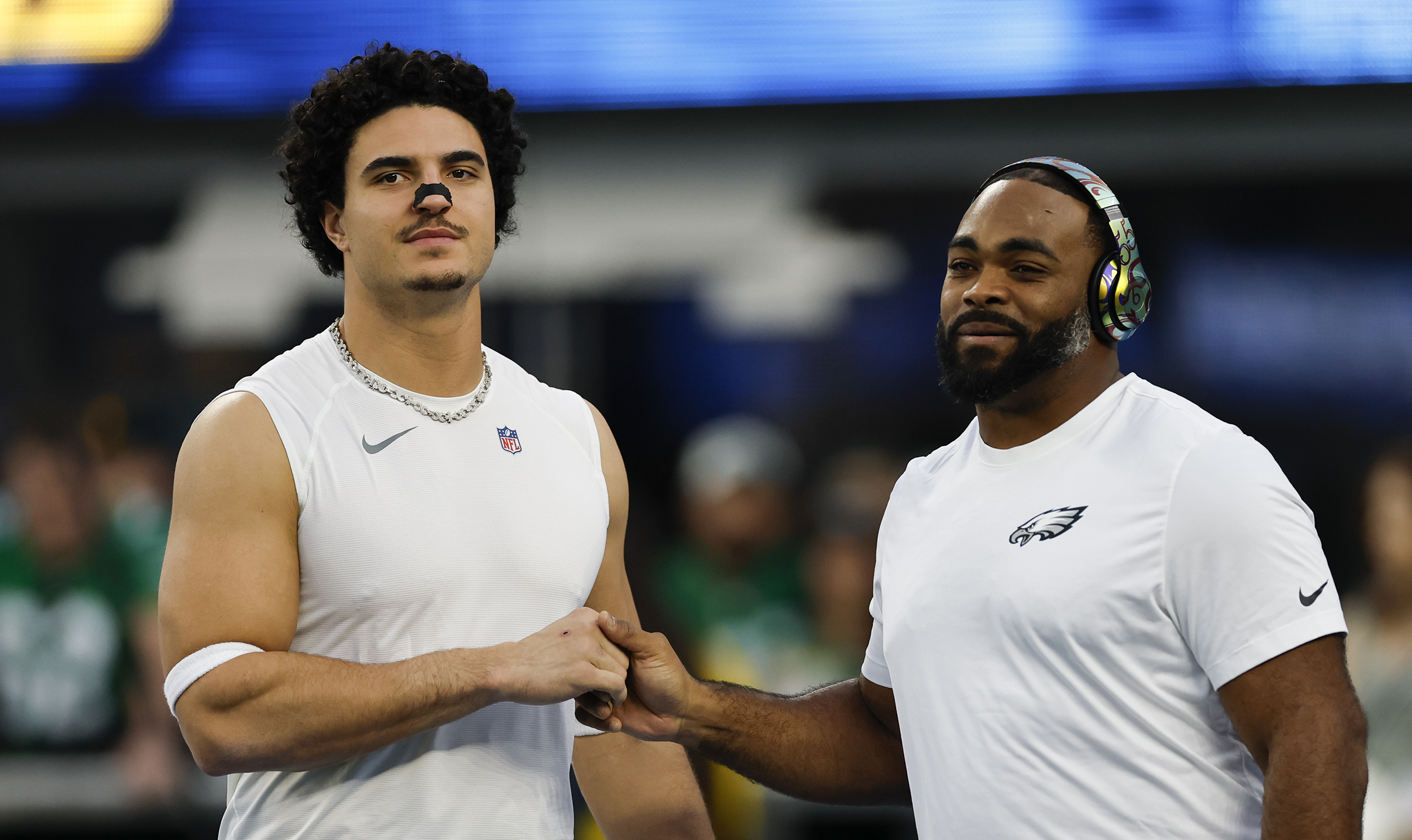 Lane Johnson eyes a return, Jaelan Phillips loves Philly, the Eagles ...