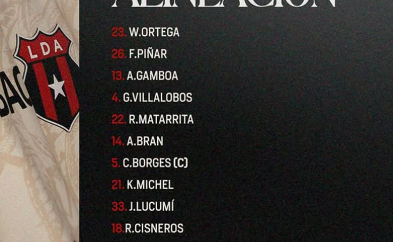 La alineación confirmada de Alajuelense vs. Saprissa para la final de ...