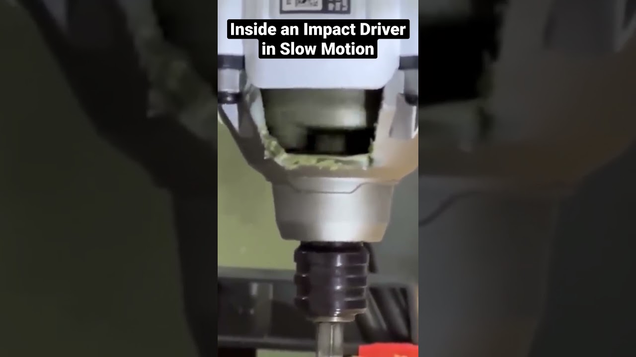 Watch an impact driver in slow motion!