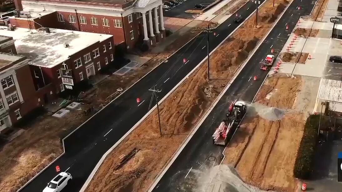 Downtown Augusta road construction continues this week