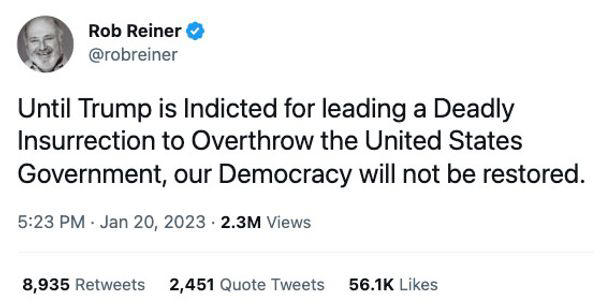 Rob Reiner didn't share profanity-laced tweet about Trump and MAGA
