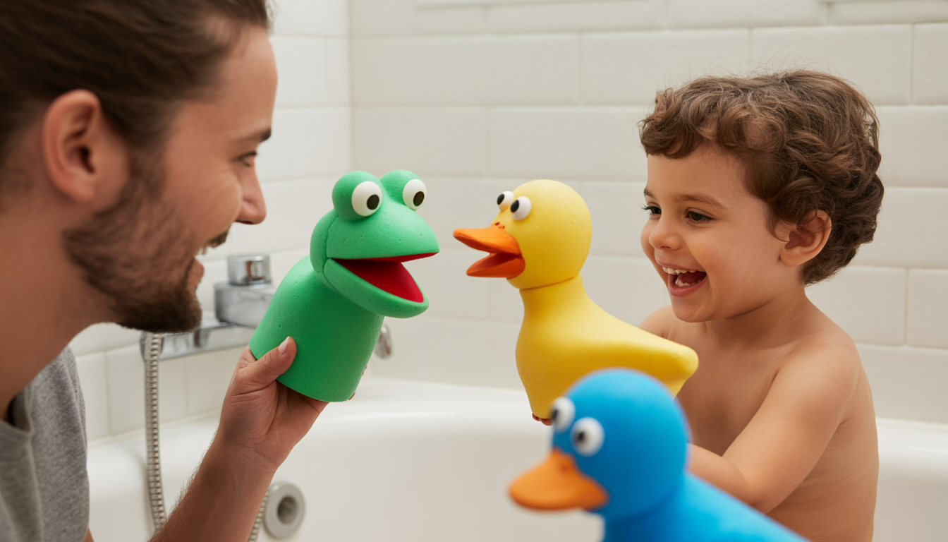 15 idées pour transformer le bain des enfants en moment de jeu