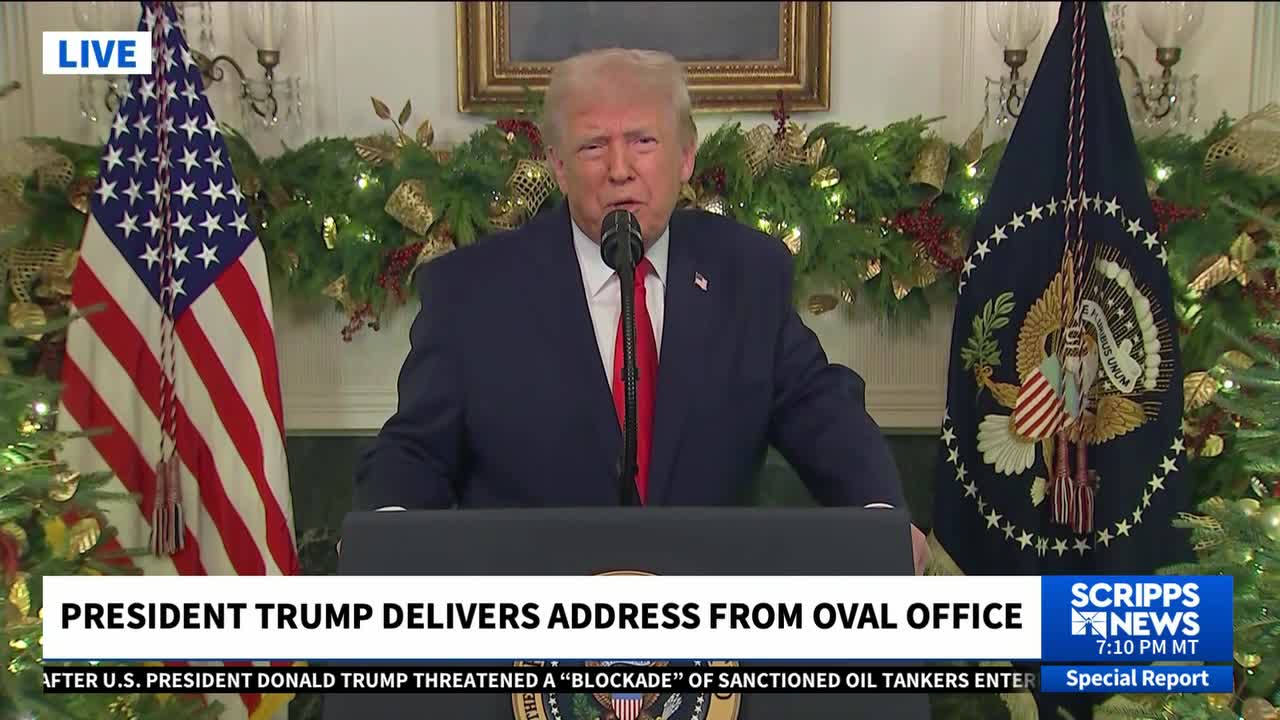 President Trump announces 'warrior dividend' in Oval Office address