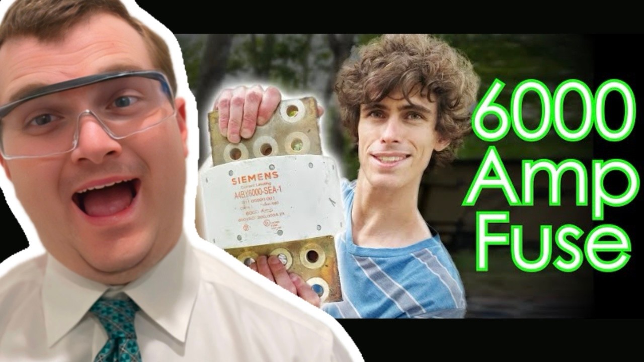 Popping a 6000 amp fuse - nuclear engineer reacts to Styropyro