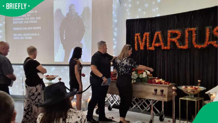 "I love you": Marius van der Merwe's wife pays tribute to him during ...