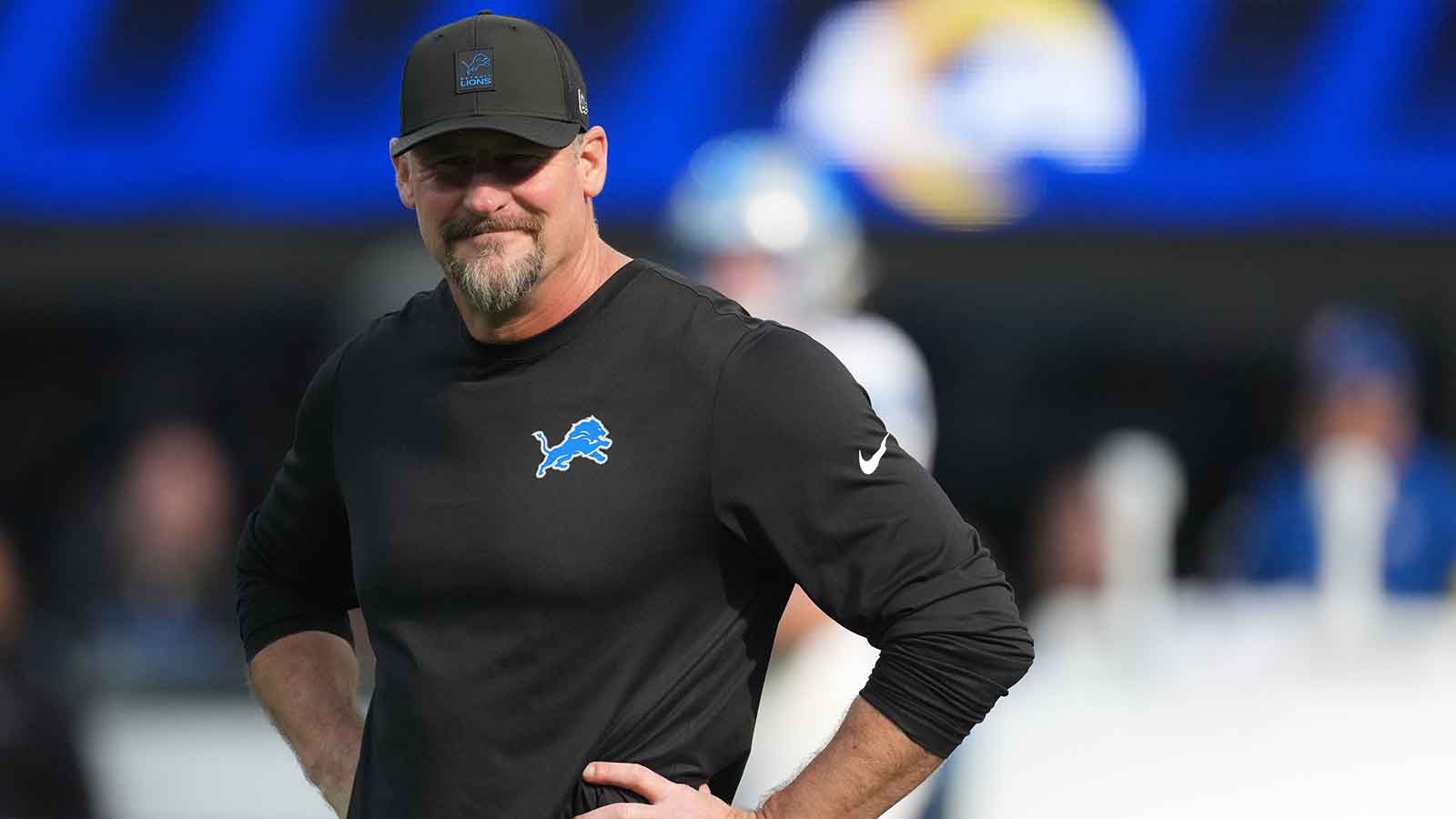 Dan Campbell’s brutally honest reaction to Rams getting Myles Garrett