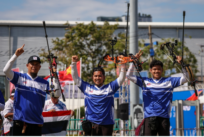 SEA Games 2025: Malaysian men's compound trio clinches gold