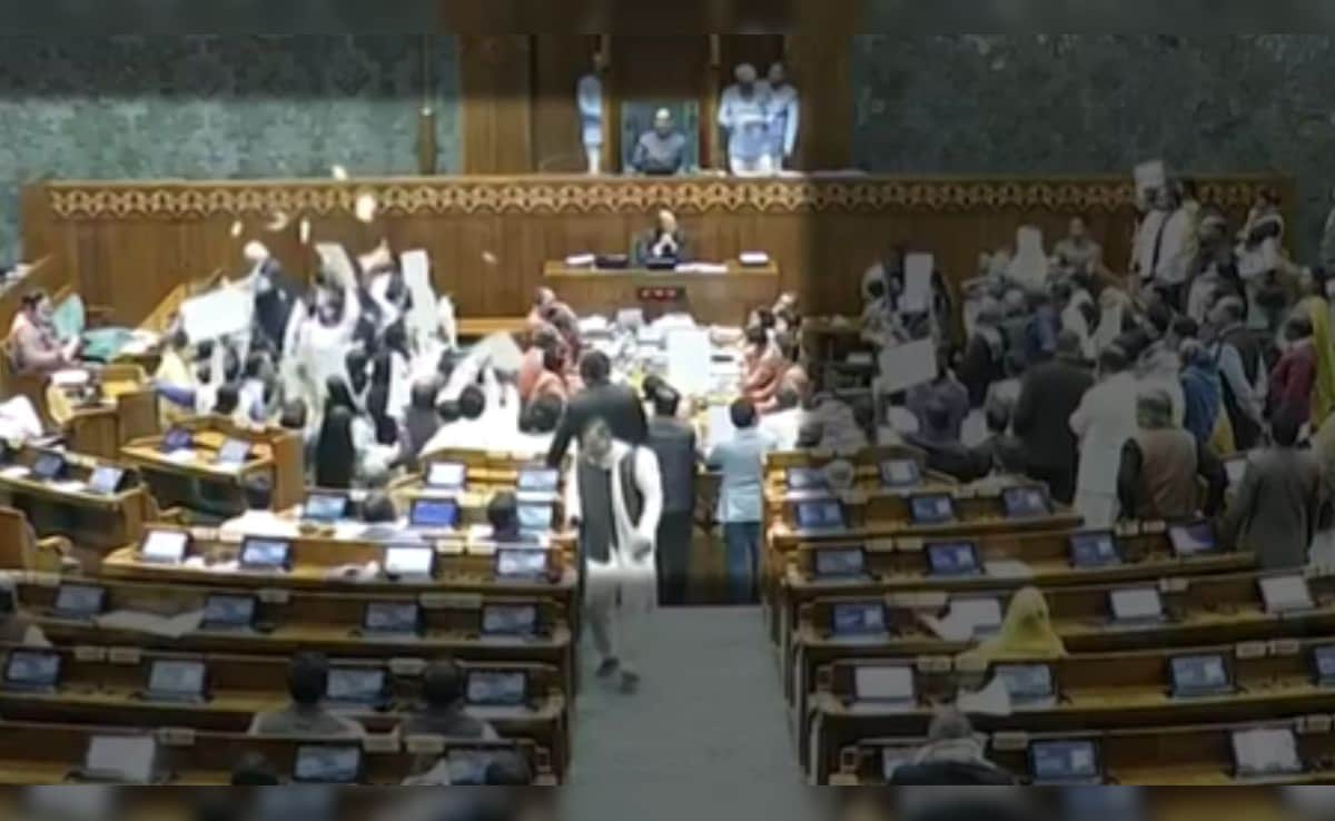 G Ram G clears Lok Sabha amid uproar, opposition tears copies