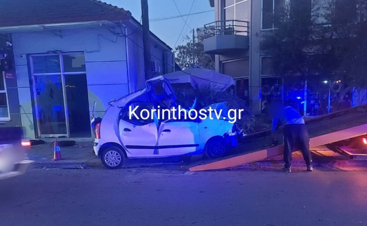 Βραχάτι: Όχημα εισέβαλε στο αντίθετο ρεύμα και προσέκρουσε σε δέντρο ...