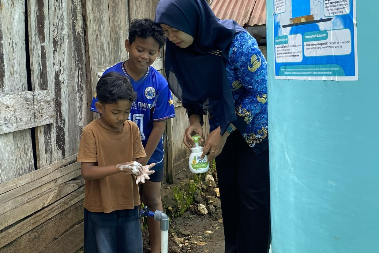 Kao LIHF dan GIB hadirkan 18 titik akses air bersih, Kemenkes bilang begini