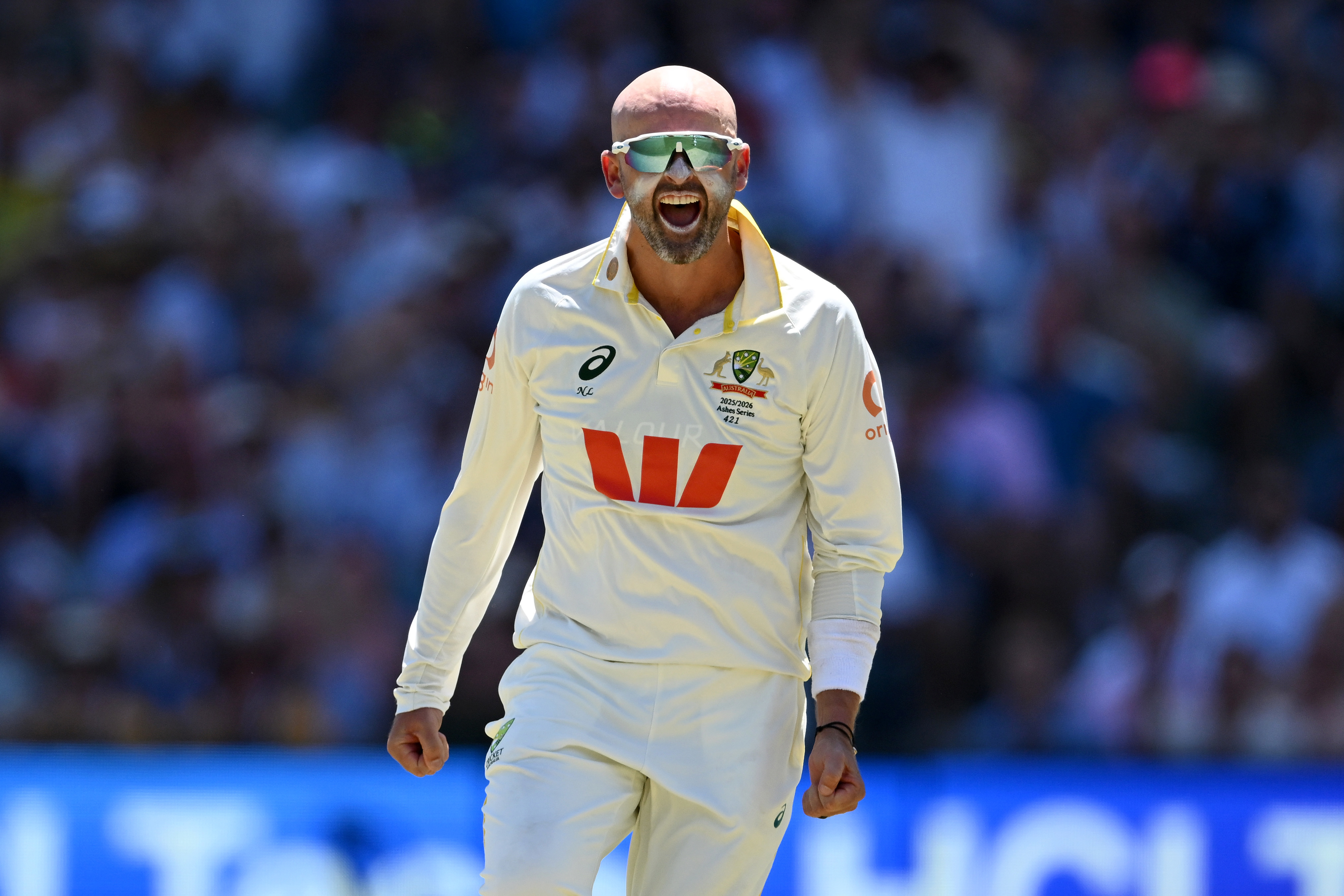 McGrath's epic reaction as Lyon passes his wicket tally