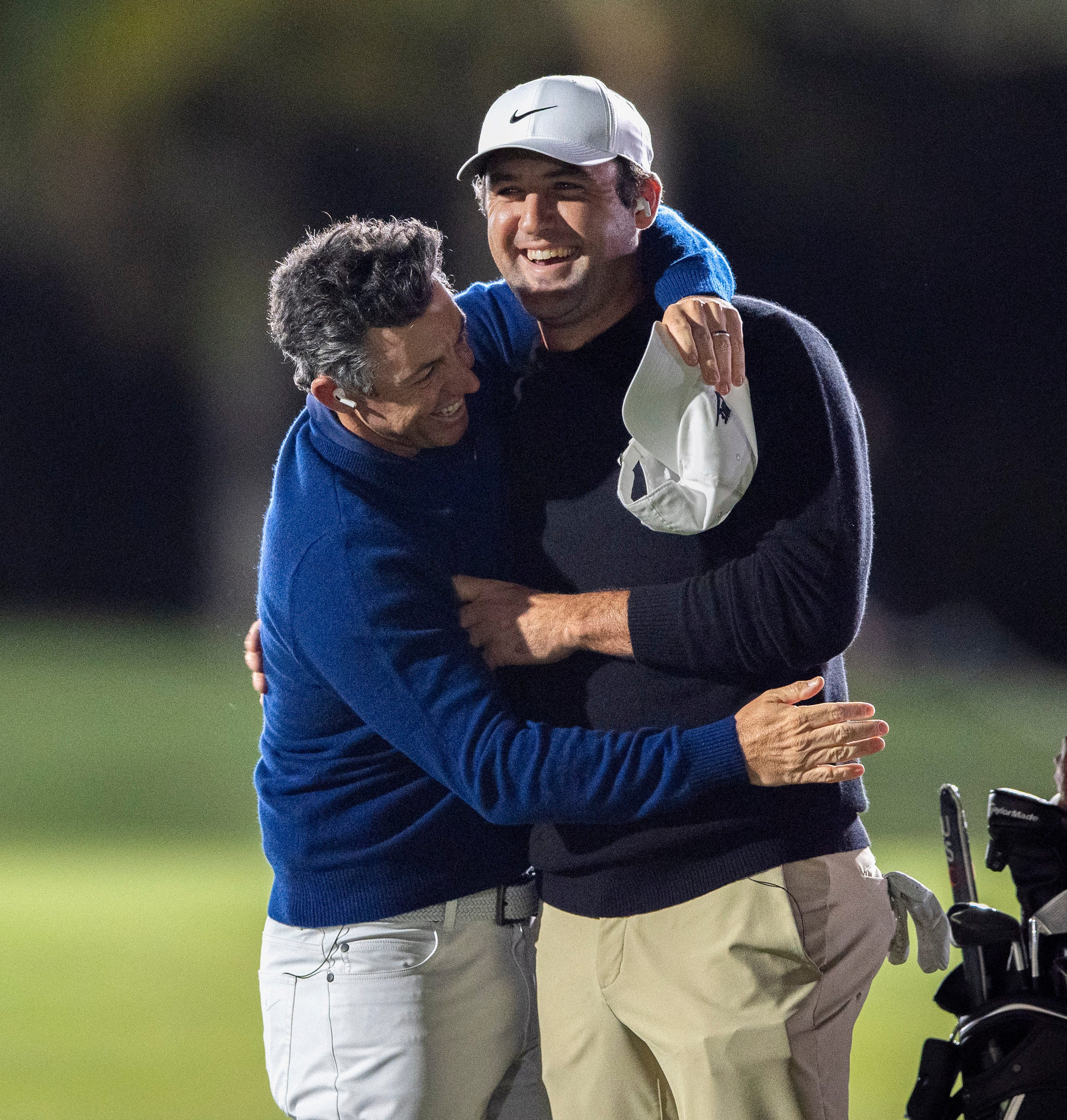Golf Channel games decided by Scottie Scheffler, Rory McIlroy chip off
