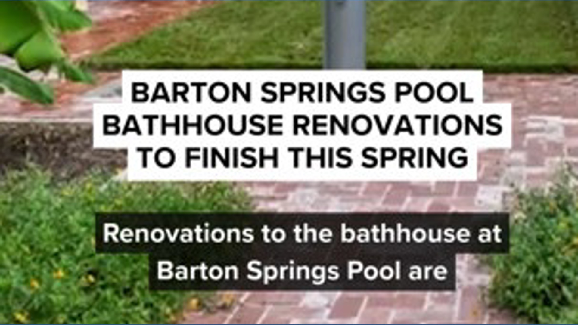 Barton Springs Pool bathhouse renovations to finish this spring