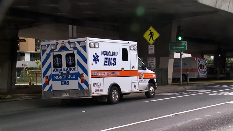Honolulu EMS responds to separate New Year’s moped crashes