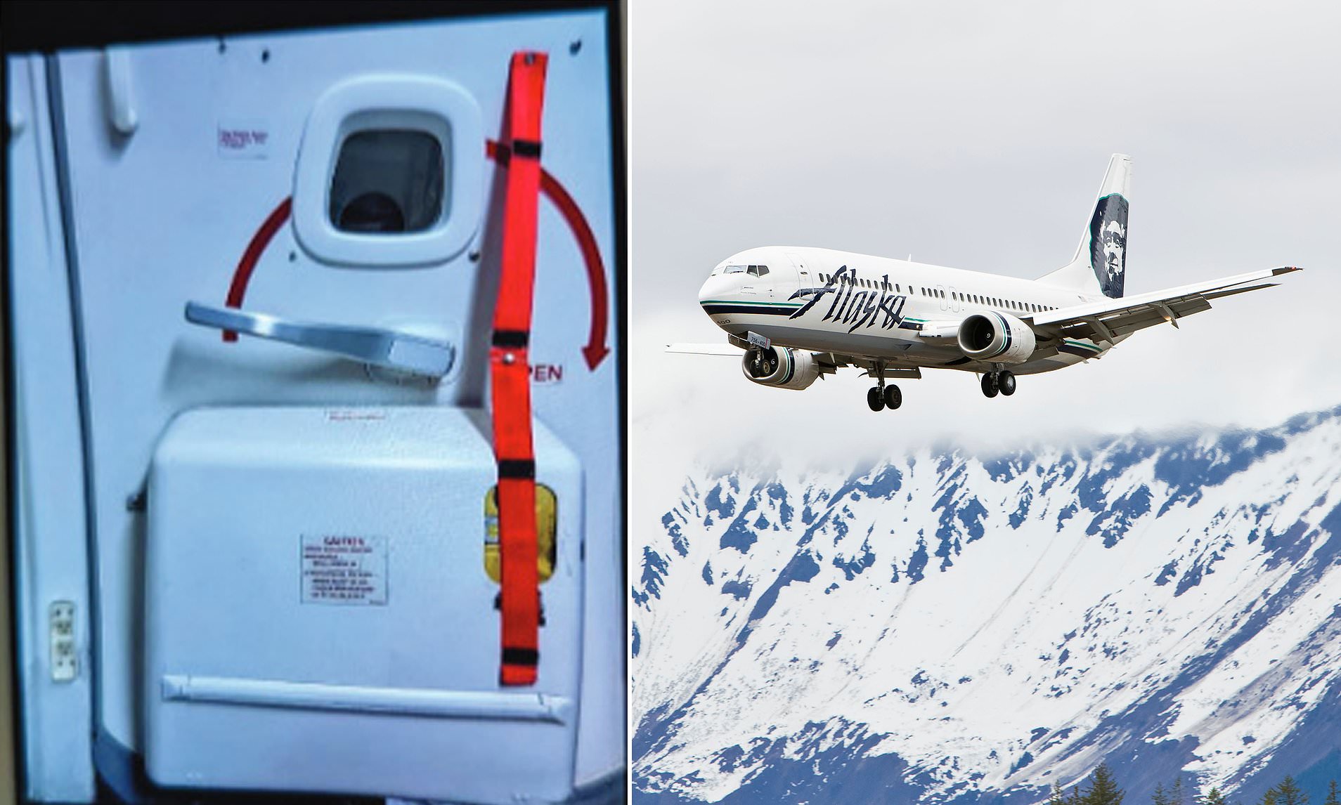 Man, 36, charged after trying to open plane door during Alaska Airlines ...
