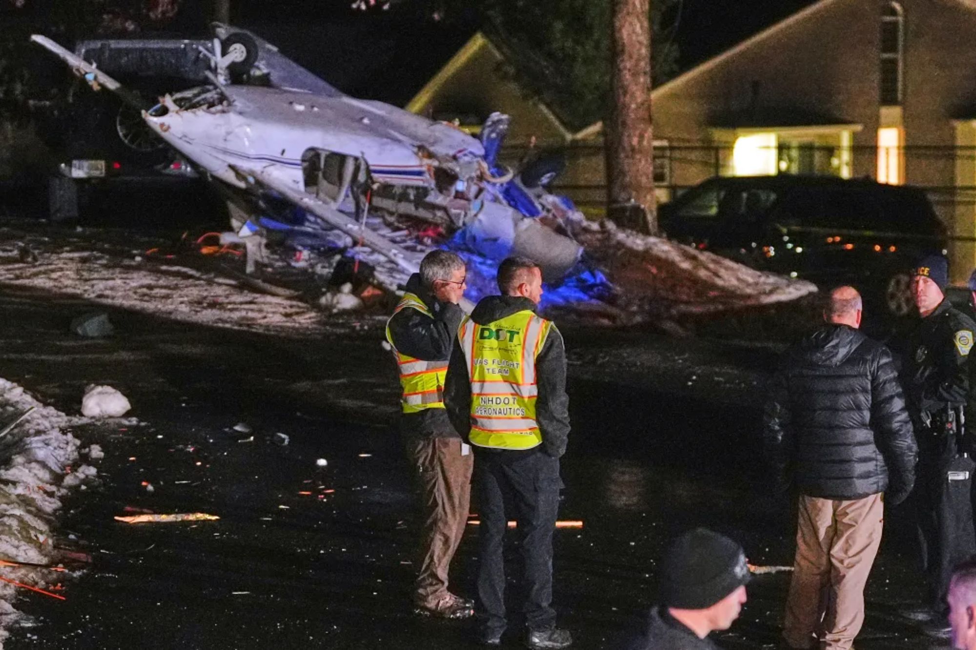 Small plane crashes into New Hampshire condominiums, pilot hospitalized