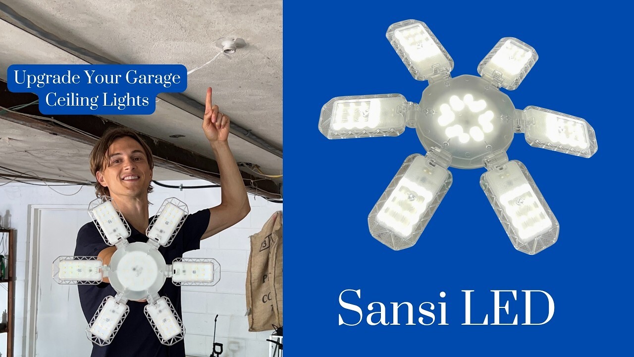 Better garage ceiling lights - Better lighting, better living - Sansi LED