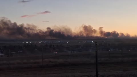 US: Grass fire forces evacuations near Cheyenne, Wyoming