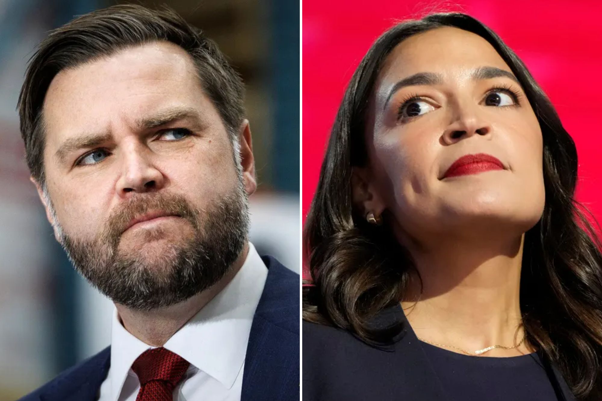 AOC says she’d 'stomp' Vance in 2028 matchup after poll shows her ...