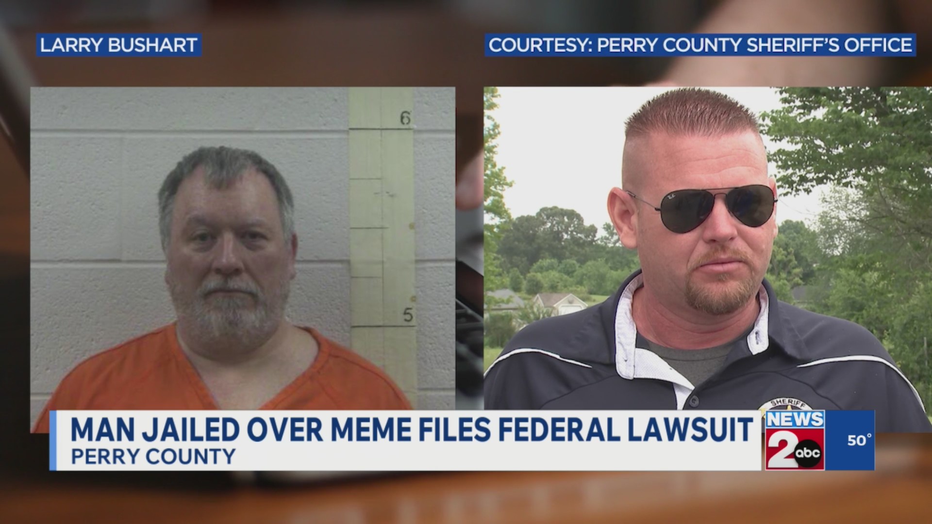 Man jailed over meme, files federal lawsuit