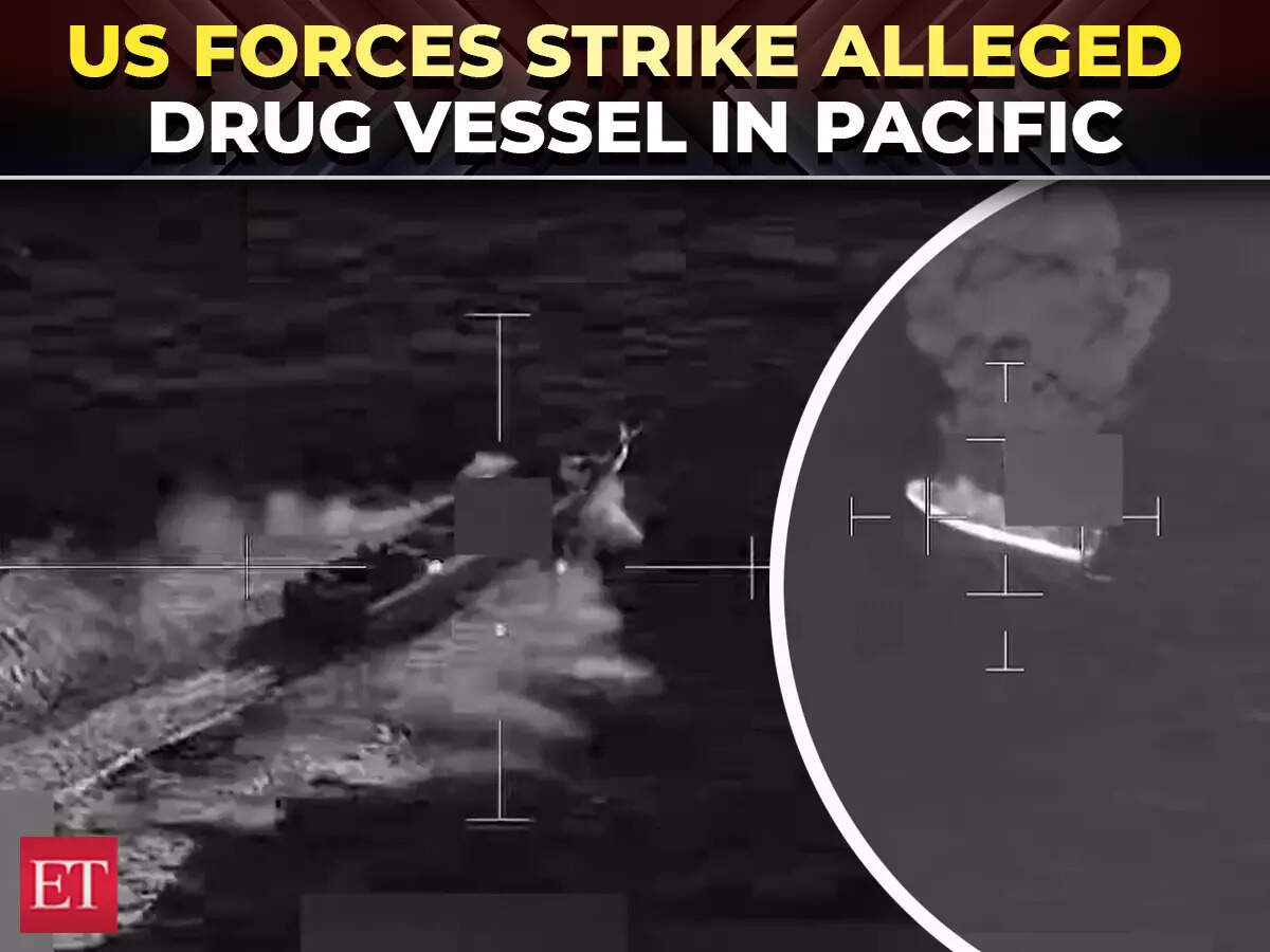 US military releases aerial video, claims strike on alleged drug boat ...
