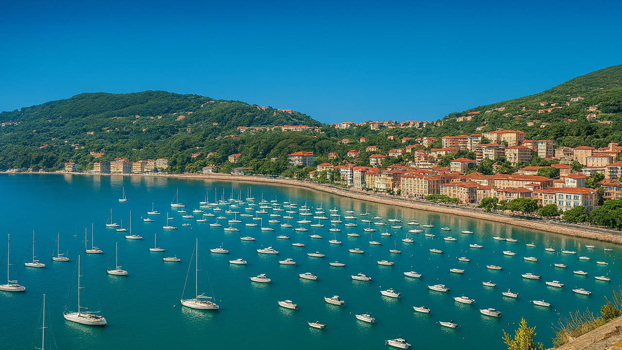 A quiet coastal town on Italy’s Riviera