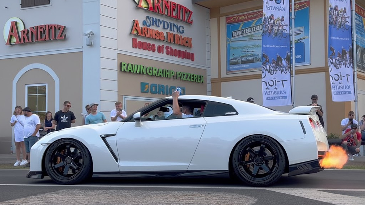 Wild car action at Woerthersee