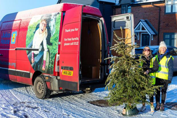 Charity announces return of Christmas tree pick up scheme